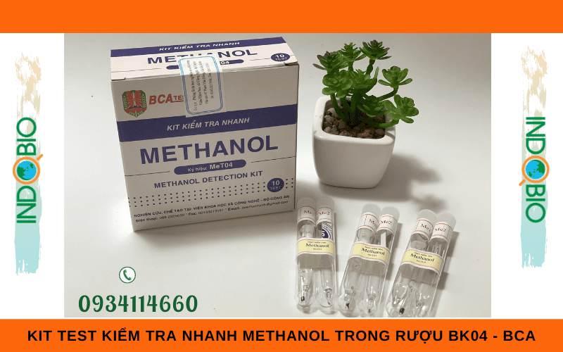 BỘ TEST KIỂM TRA NHANH HÀM LƯỢNG METHANOL TRONG RƯỢU MET04