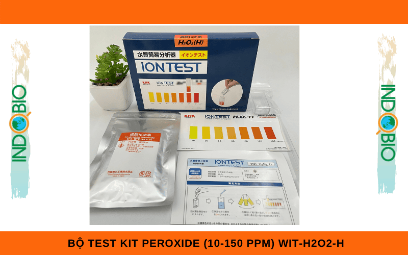 PEROXIDE TEST KIT WIT-H2O2-H, TEST NHANH H2O2 TRONG NƯỚC THẢI 10-150 PPM