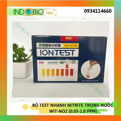 WIT-NO2 BỘ TEST KIT THỬ NHANH NITRITE (NO2) TRONG NƯỚC THẢI 0.05-1.0 PPM