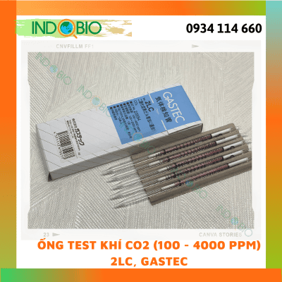 GASTEC 2LC - ỐNG TEST PHÁT HIỆN NHANH KHÍ CARBON DIOXIDE CO2 100-4000 PPM